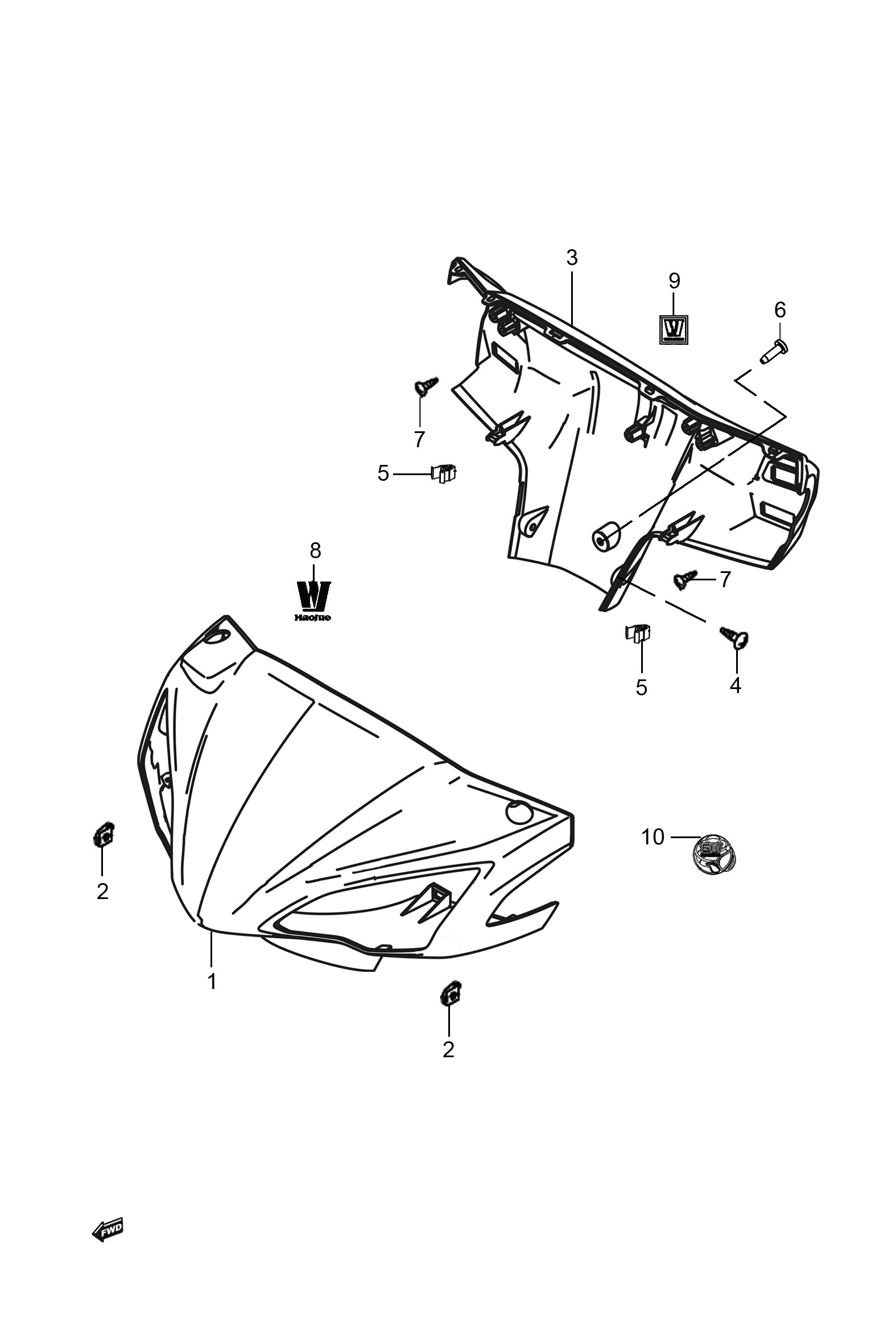HJ125T-20A/双启/FI/小货架/手刹