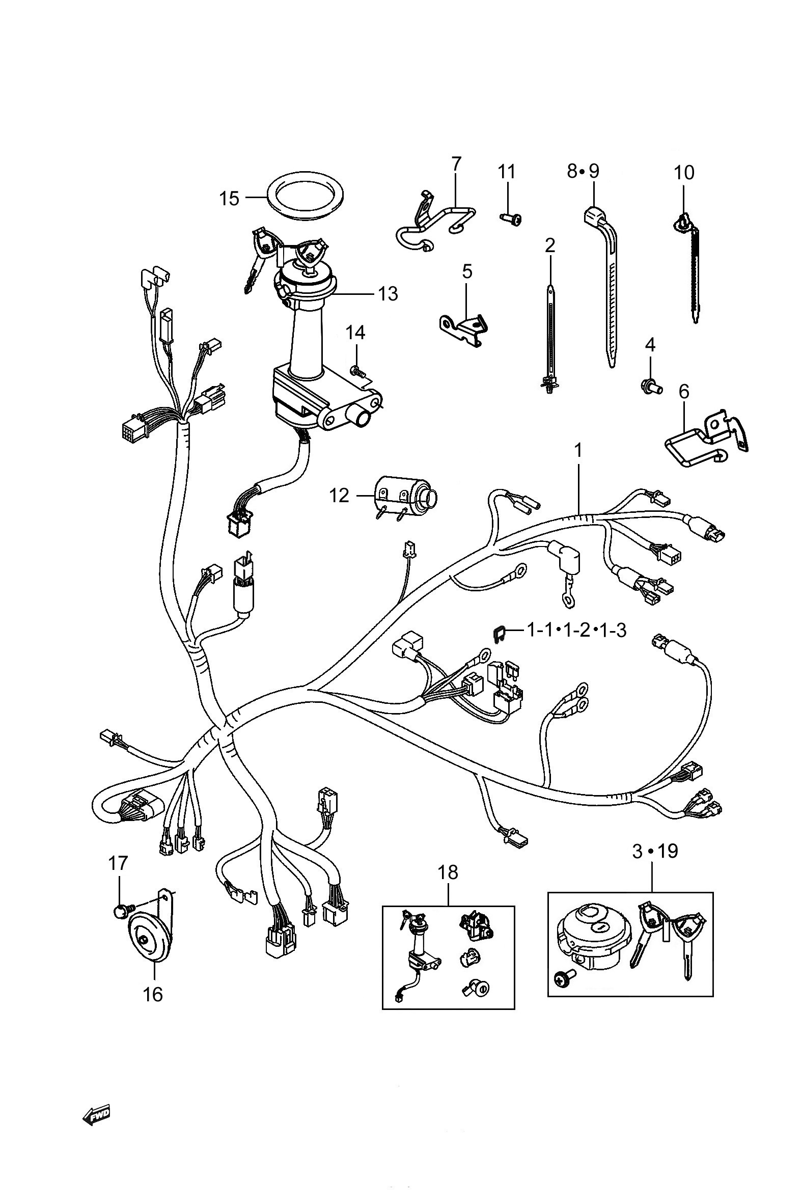 HJ125T-20A/双启/FI/小货架/手刹